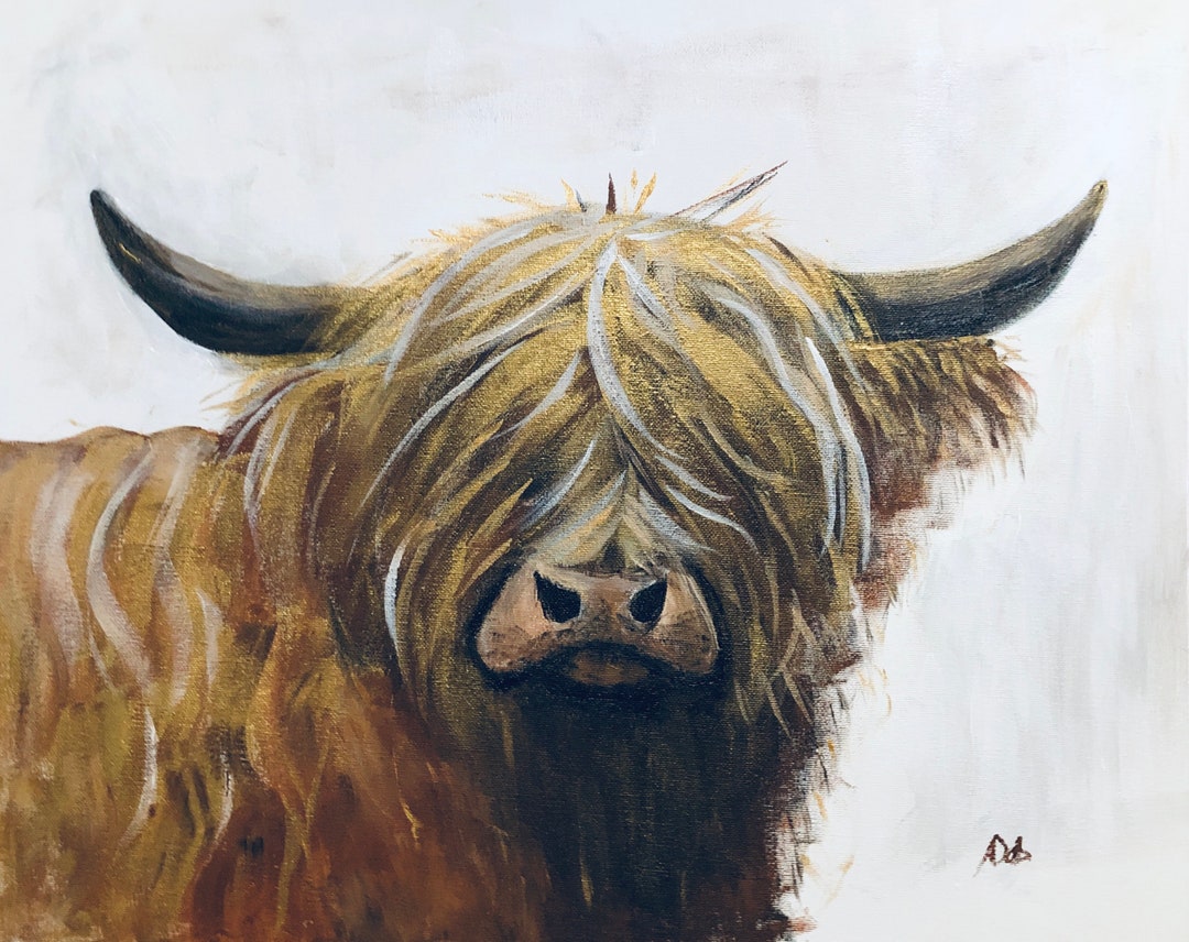 Harry Cow - (print) - 11" X 14" or 16" X 20" - Etsy