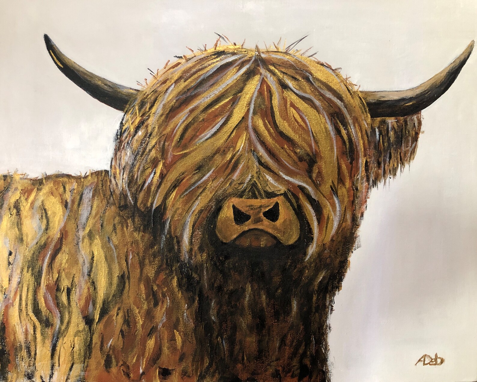 Harry Cow's Brother Larry (original Painting) - Etsy