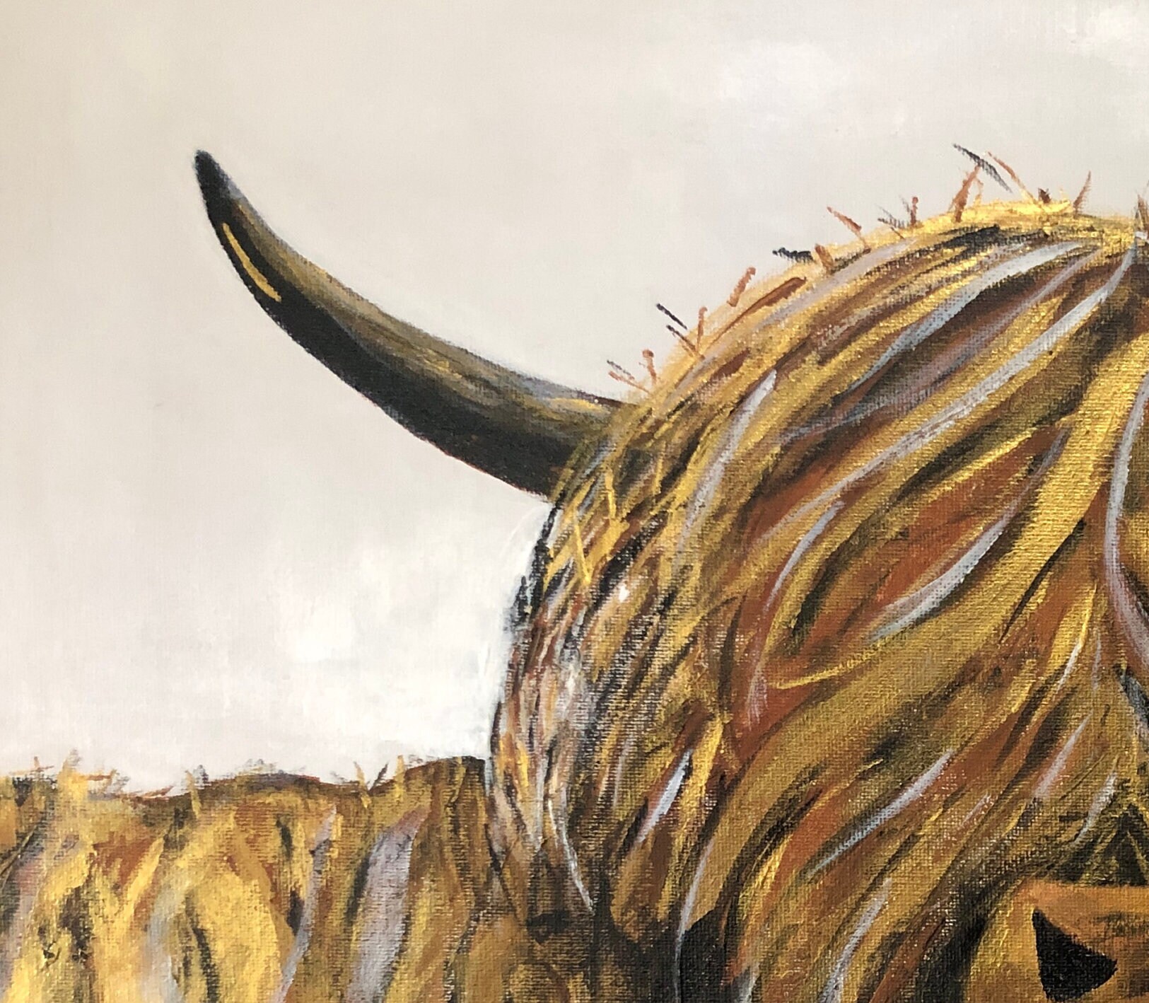 Harry Cow's Brother Larry (original Painting) - Etsy