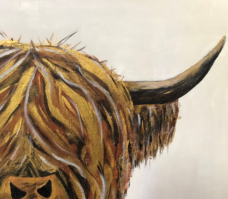 Harry Cow's Brother Larry (original Painting) - Etsy