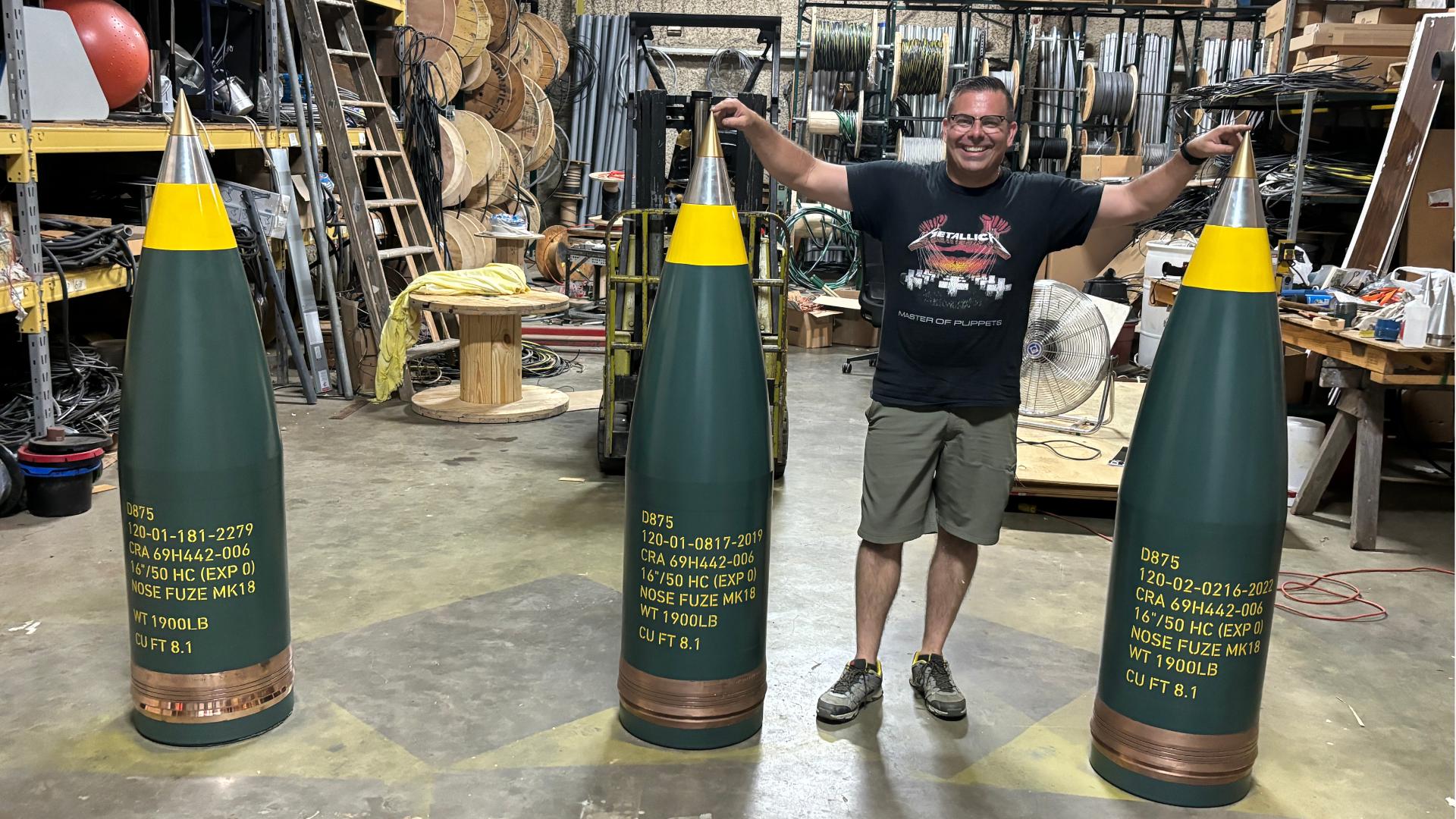 16" Iowa Class Battleship Round Shell - Etsy
