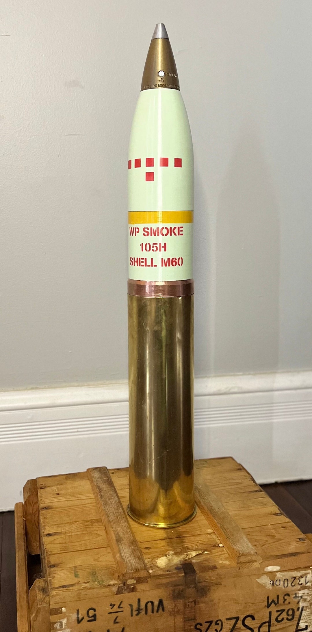 105MM White Phosphorus Round willie Pete 100% Inert - Etsy