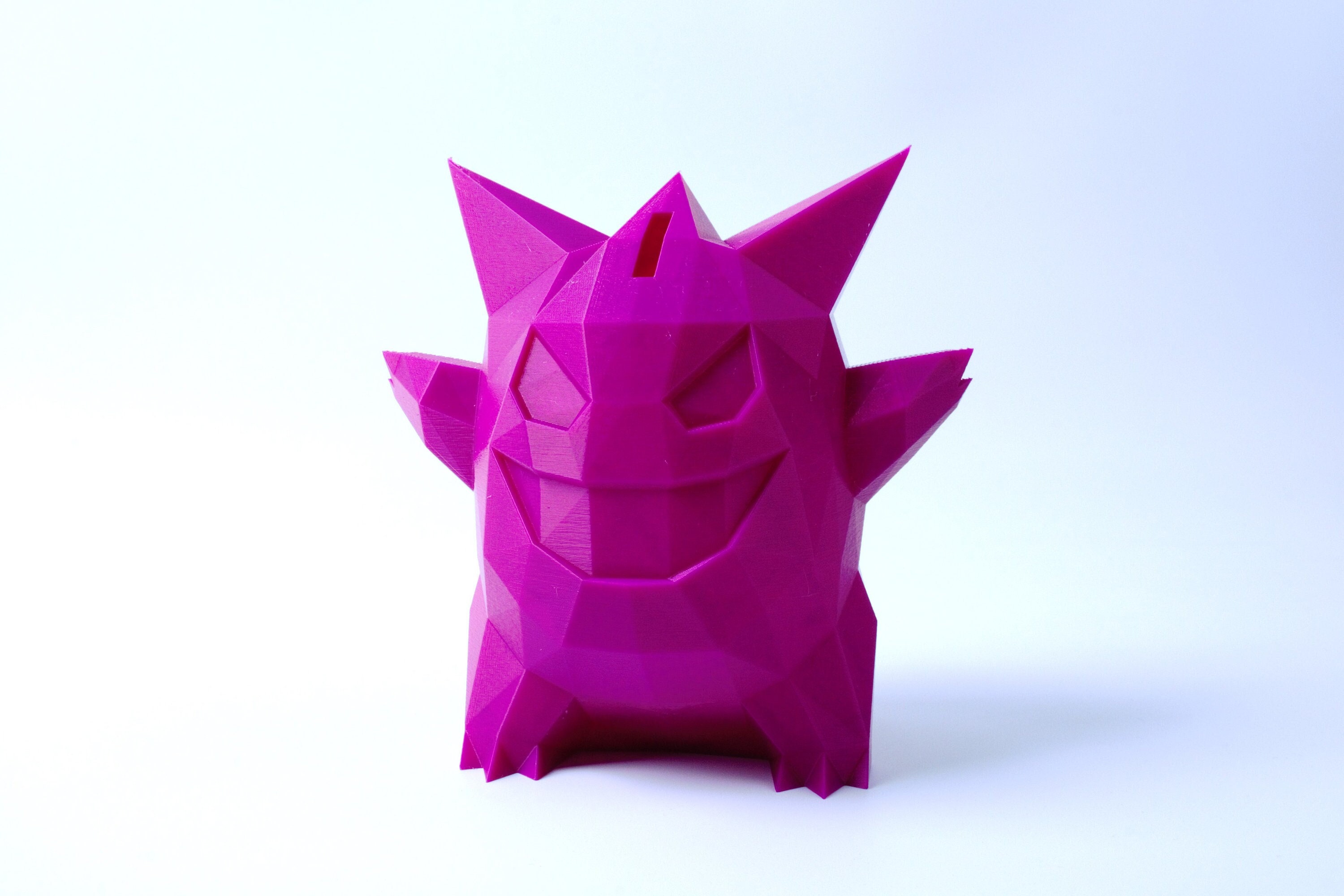 Polygon Piggybank Gengar Pokemon - Etsy