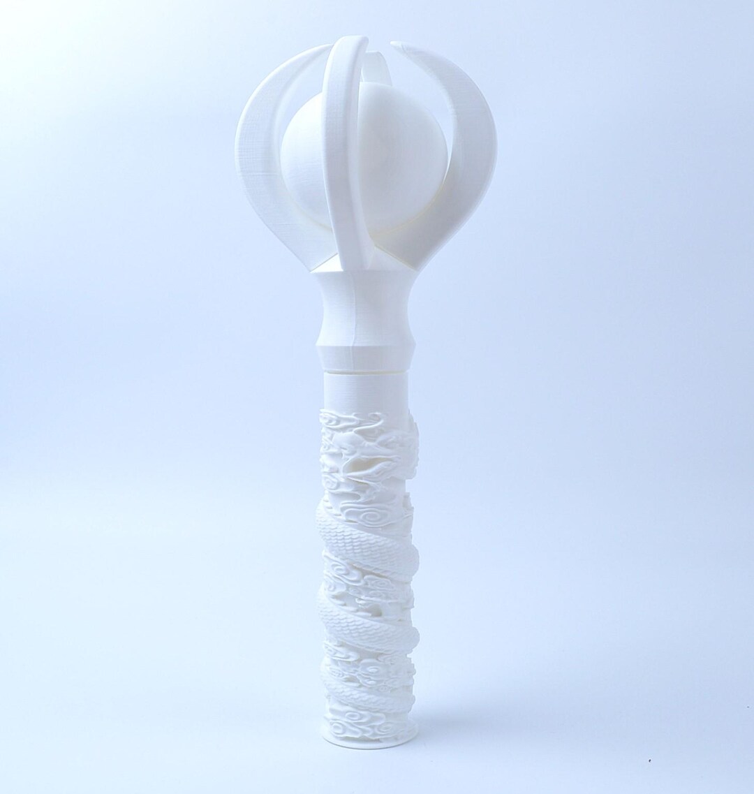 Dragon Staff With Collapsible Handle and Crystal Orb for Wizard Cosplay ...