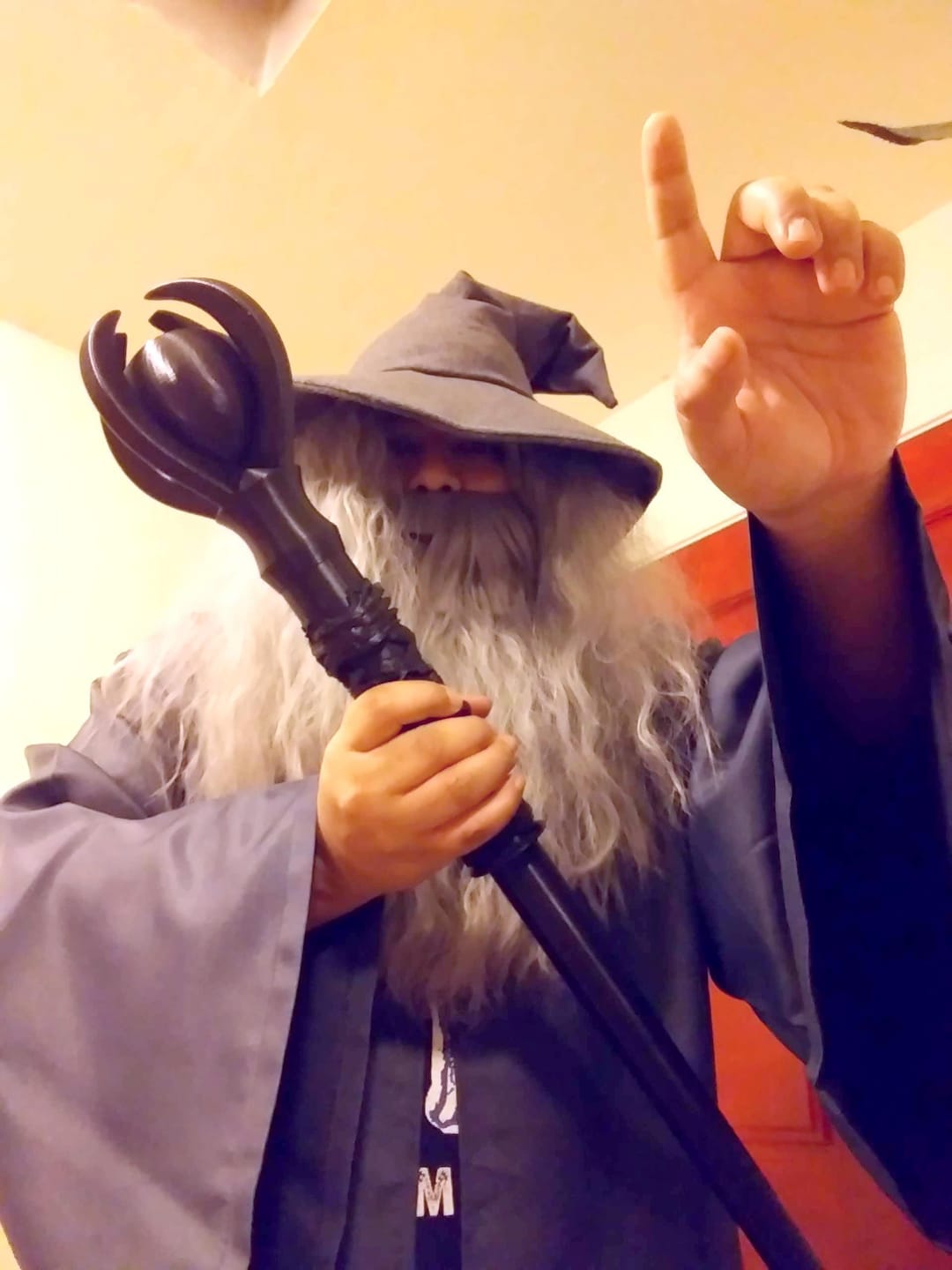 Dragon Staff With Collapsible Handle and Crystal Orb for Wizard Cosplay ...