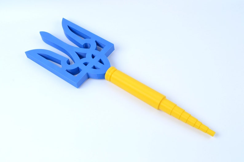 Ukraine Trident Toy Accessory for Parades or Demonstrations Collapsing ...