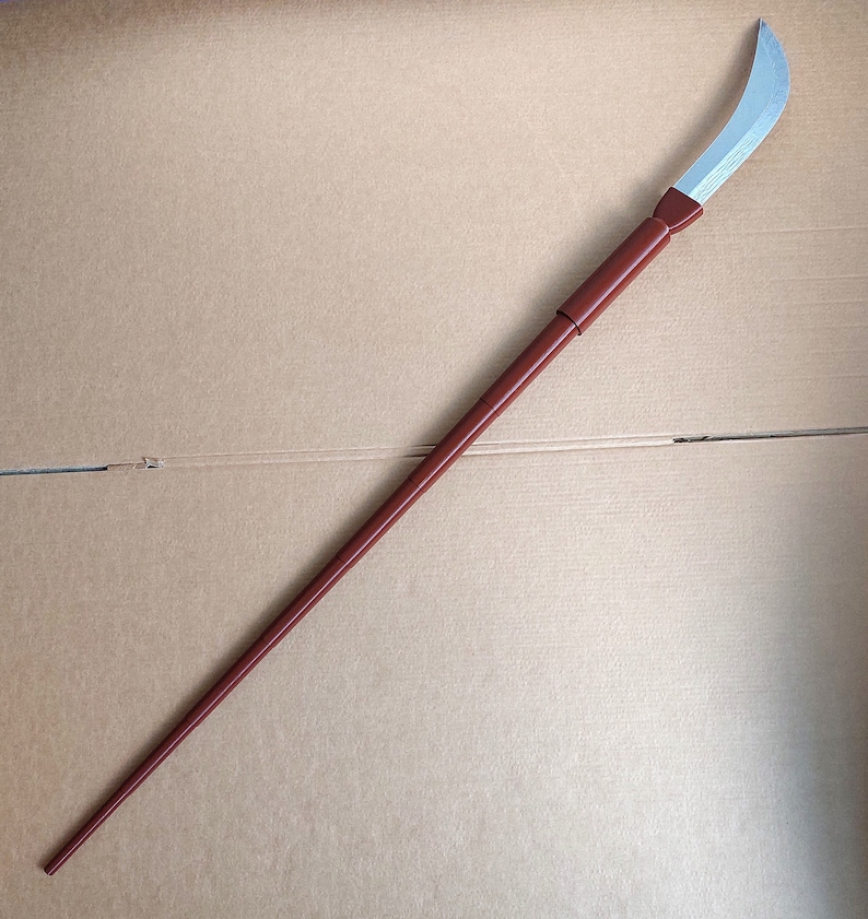 Collapsing 1.3m Japanese Zenin Spear for Samuraj Cosplay - Etsy