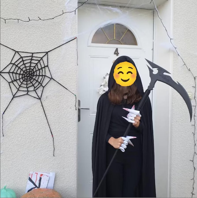Small Collapsing Scythe for Cosplay - Etsy