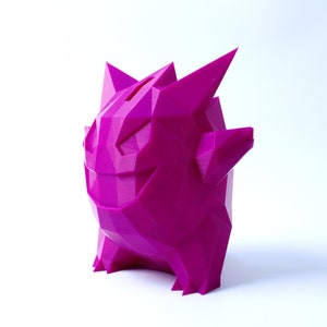 Polygon Piggybank Gengar Pokemon - Etsy