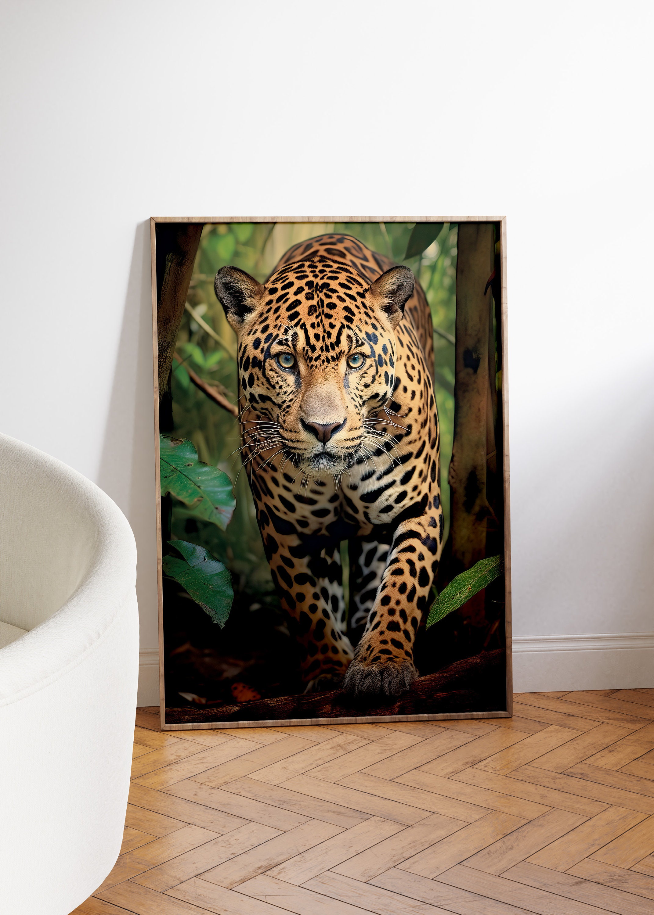 Jaguar Poster Jungle Jaguar Photography Wall Art Big Cats Wall Décor ...