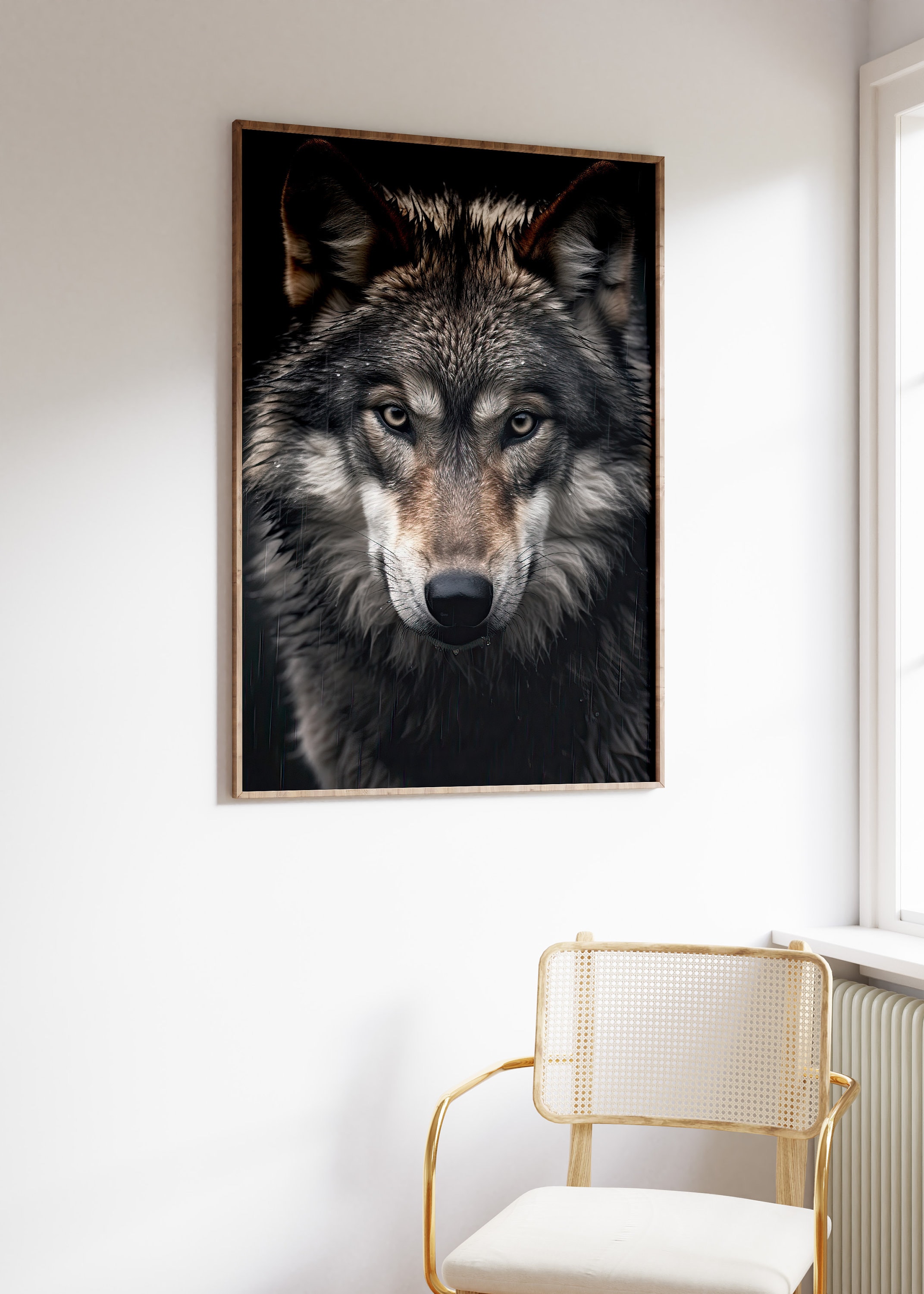 Wolf Poster Wildlife Wall Art Wolf Wall Decor Wildlife - Etsy