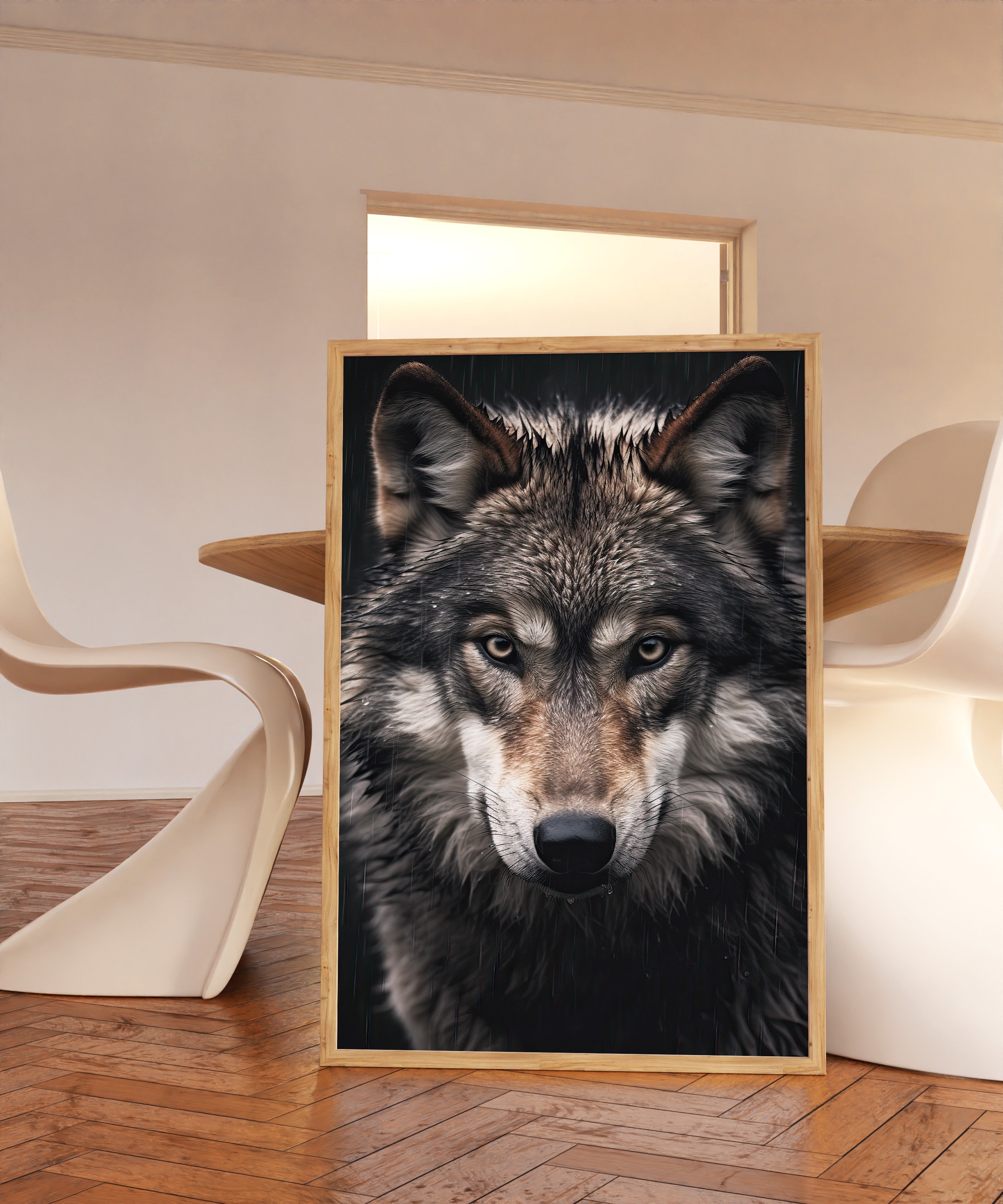 Wolf Poster Wildlife Wall Art Wolf Wall Decor Wildlife - Etsy