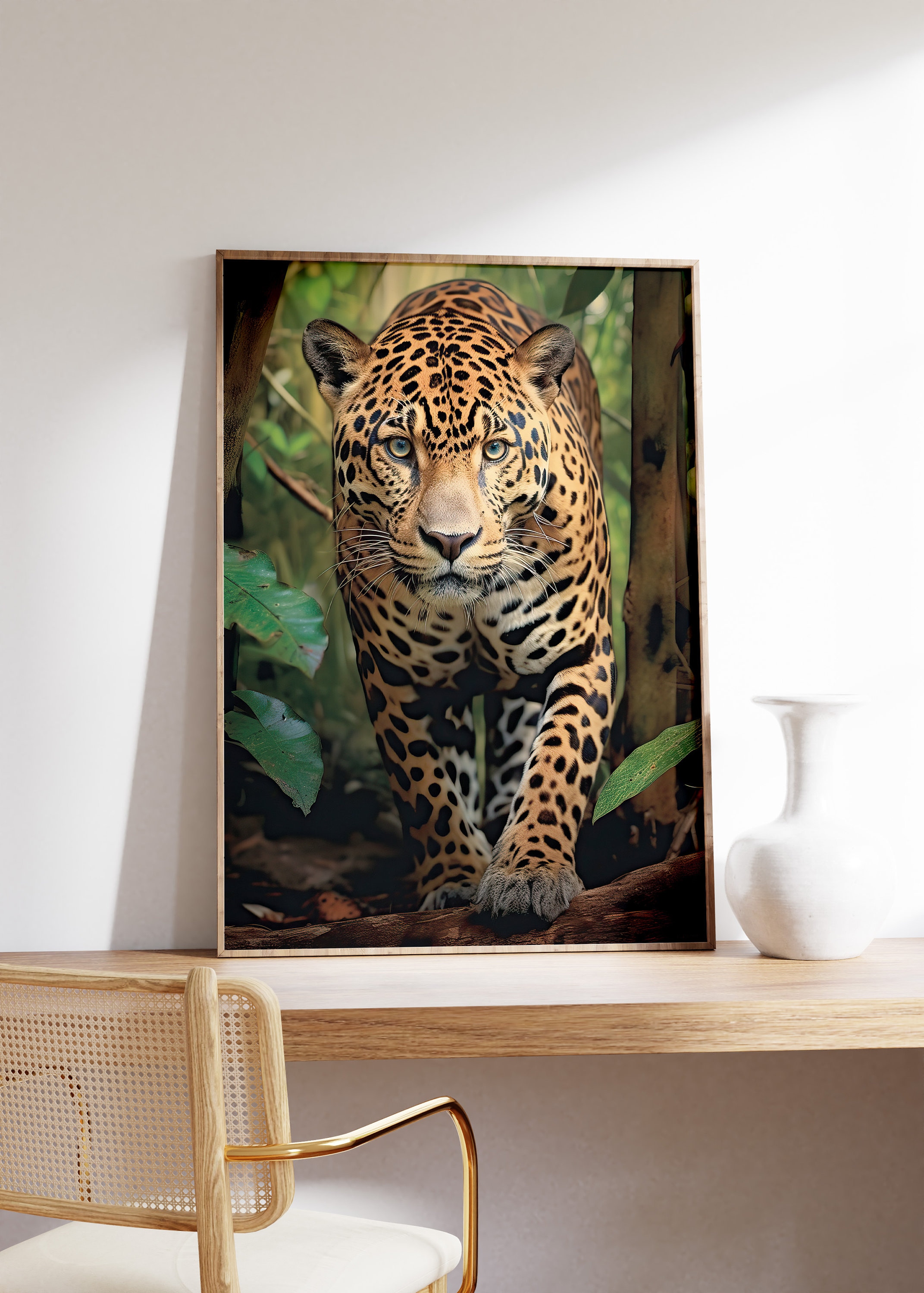 Jaguar Poster Jungle Jaguar Photography Wall Art Big Cats Wall Décor ...
