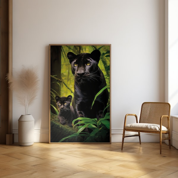 Panther Cub Poster - Etsy
