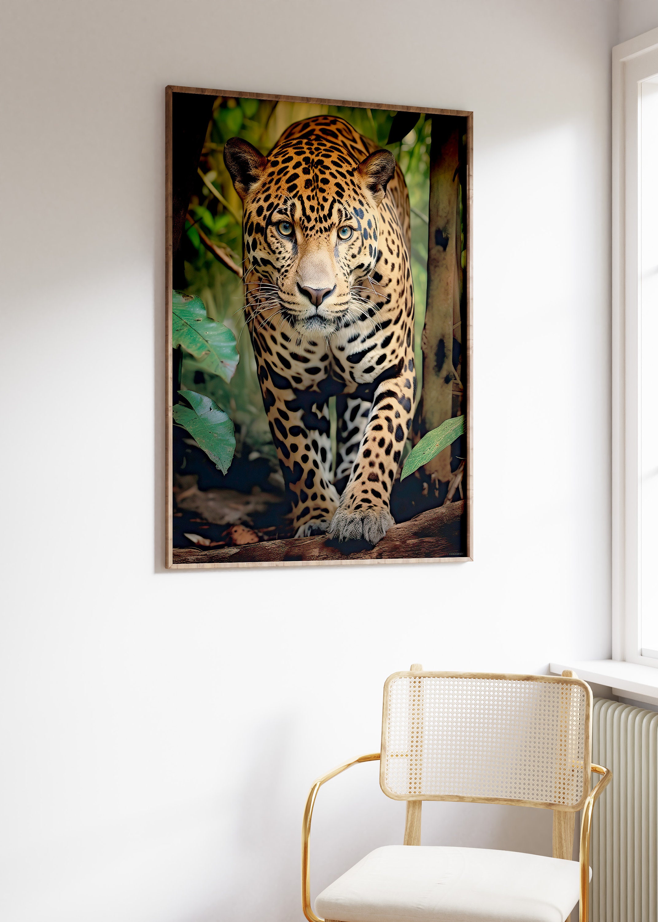 Jaguar Poster Jungle Jaguar Photography Wall Art Big Cats Wall Décor ...