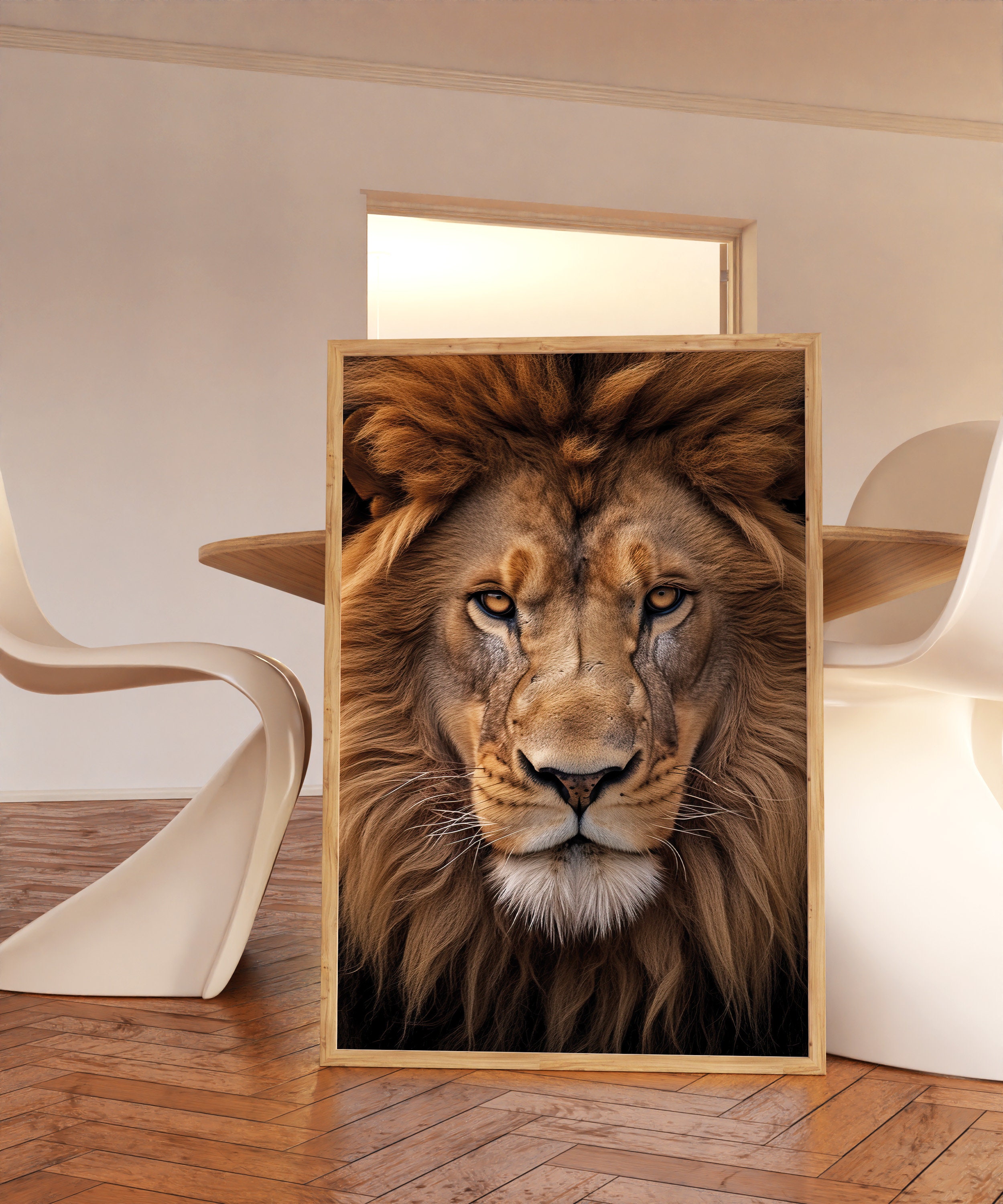 Lion Poster Wildlife Wall Art Lion Wall Decor Wildlife Photography ...