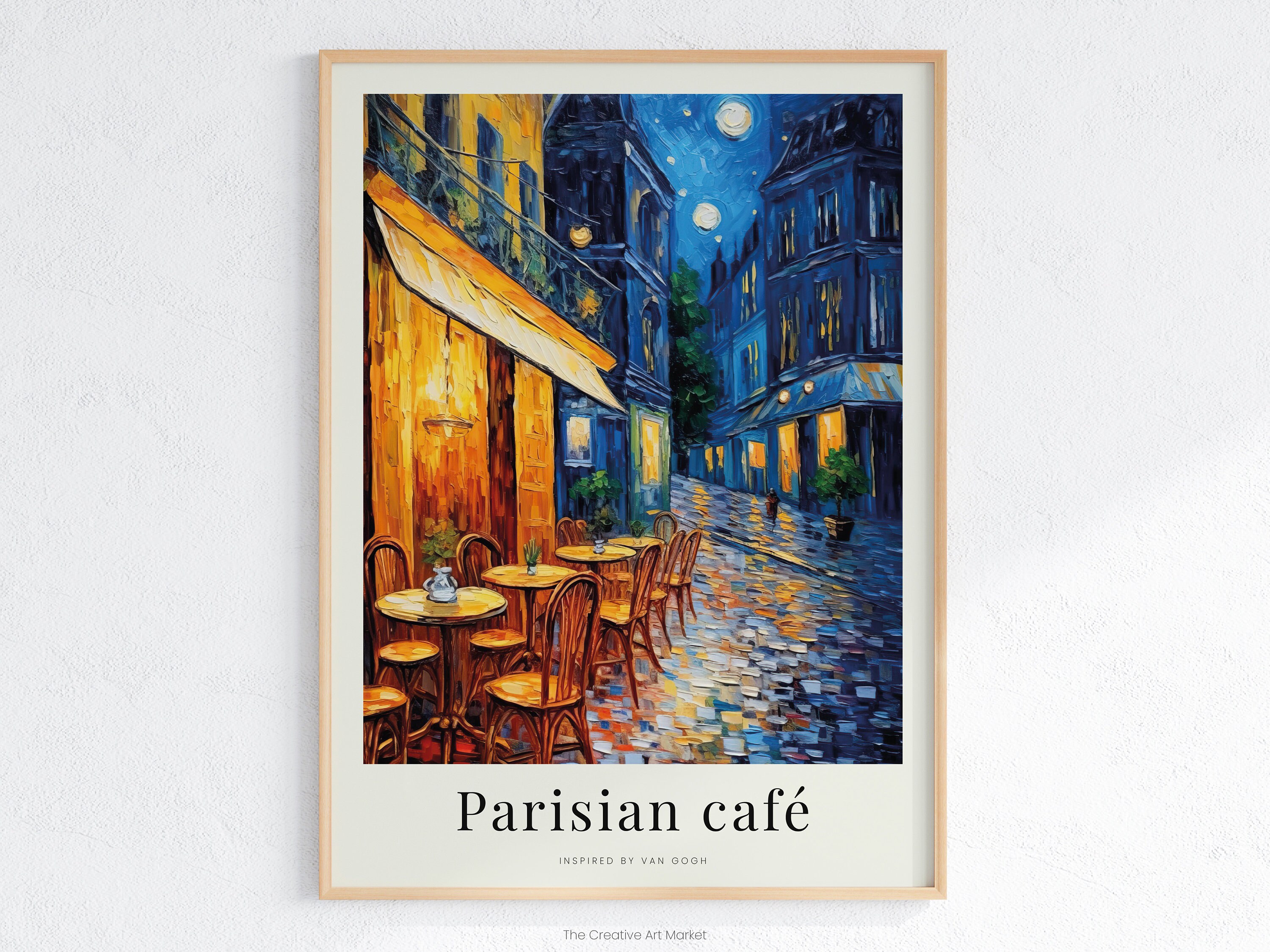 Paris Cafe Painting Van Gogh