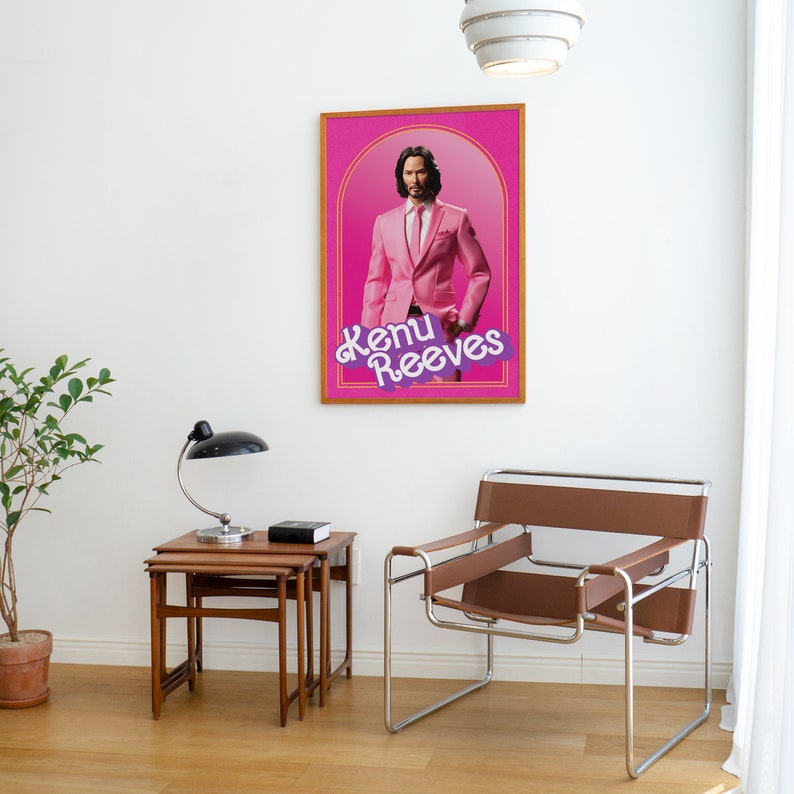 Kenu Reeves | Keanu Reeves Barbie Poster - Etsy