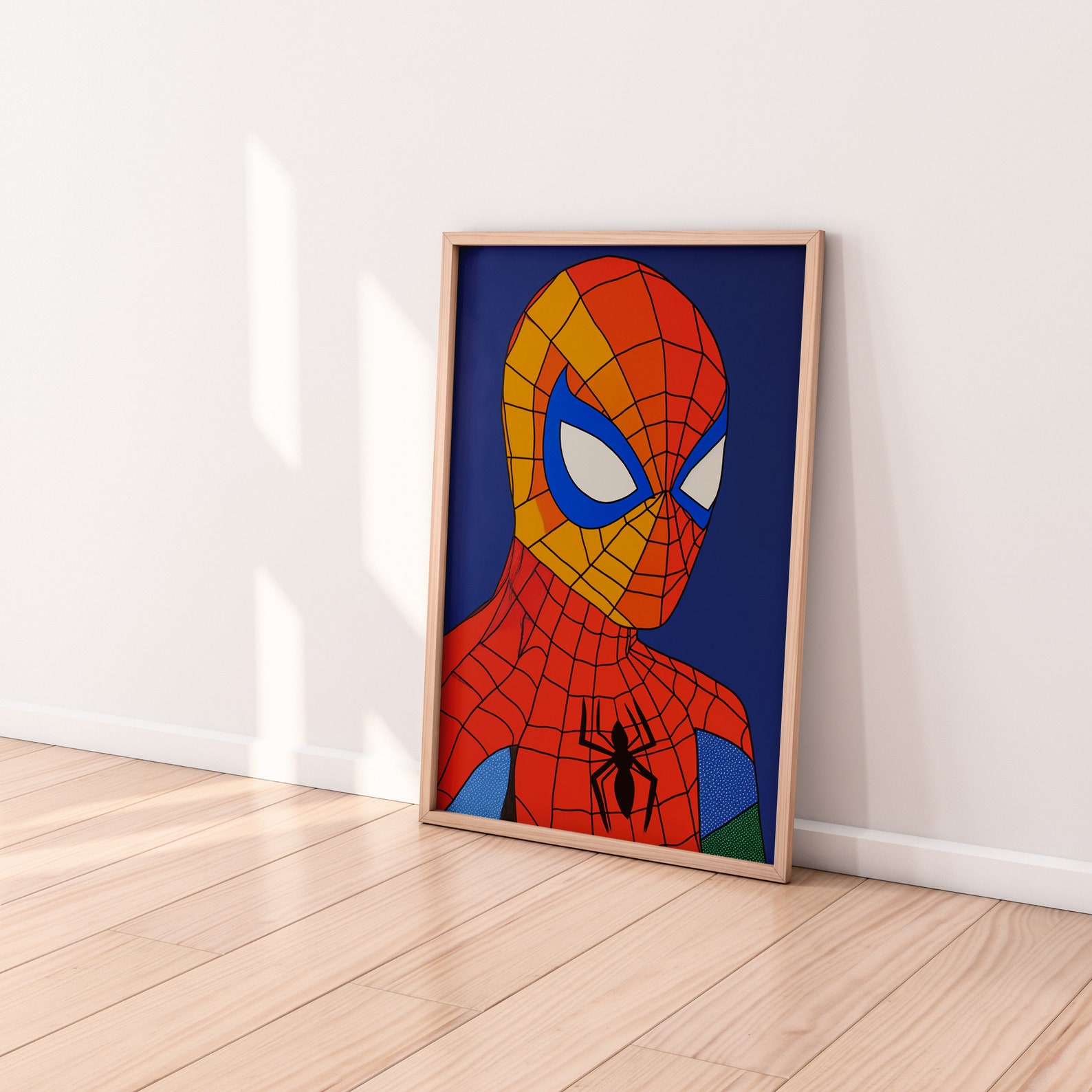Picasso Style Spider-man Poster | Abstract Superhero Wall Art | Unique ...