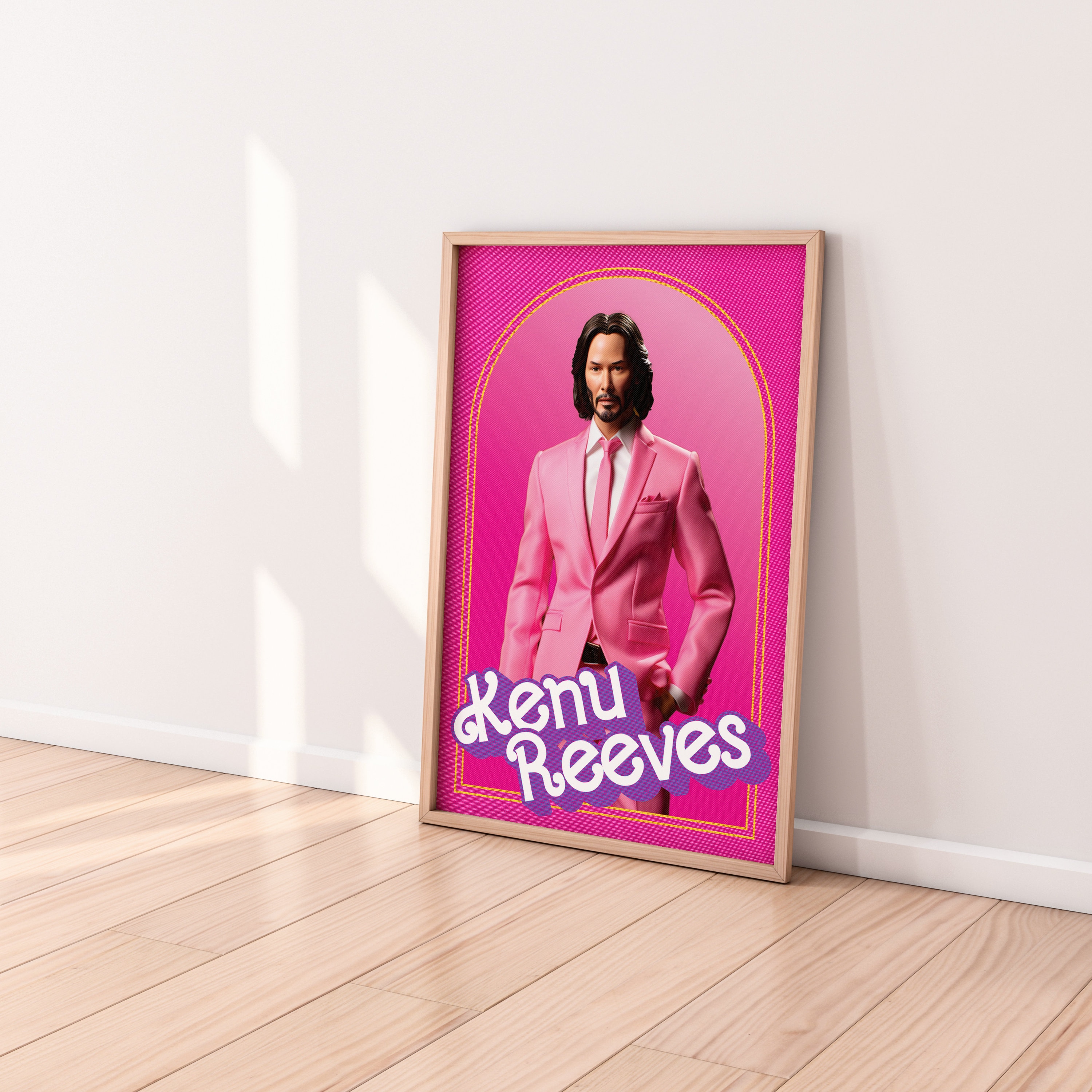 Kenu Reeves | Keanu Reeves Barbie Poster - Etsy