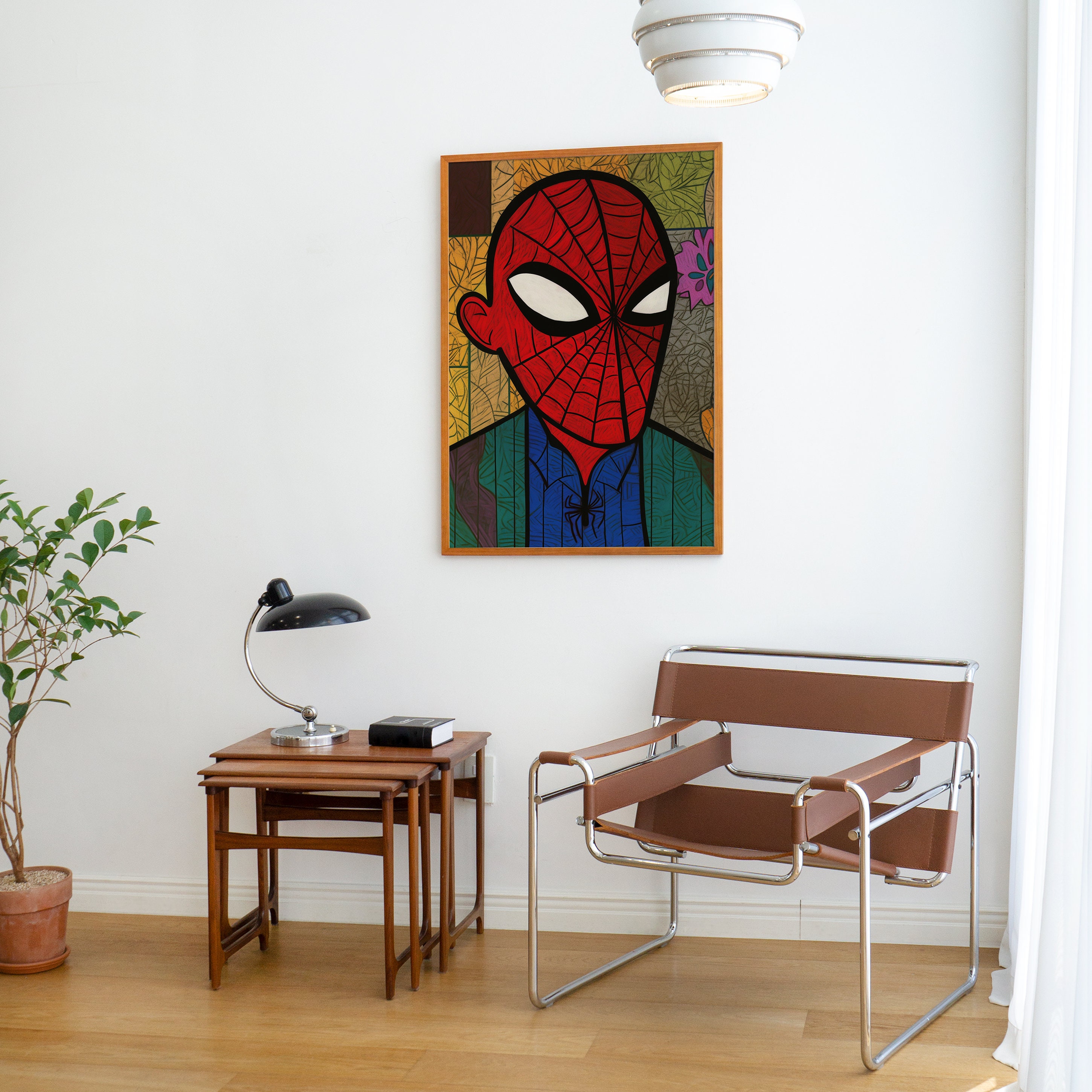 Picasso Style Spider-man Poster | Abstract Superhero Wall Art | Unique ...