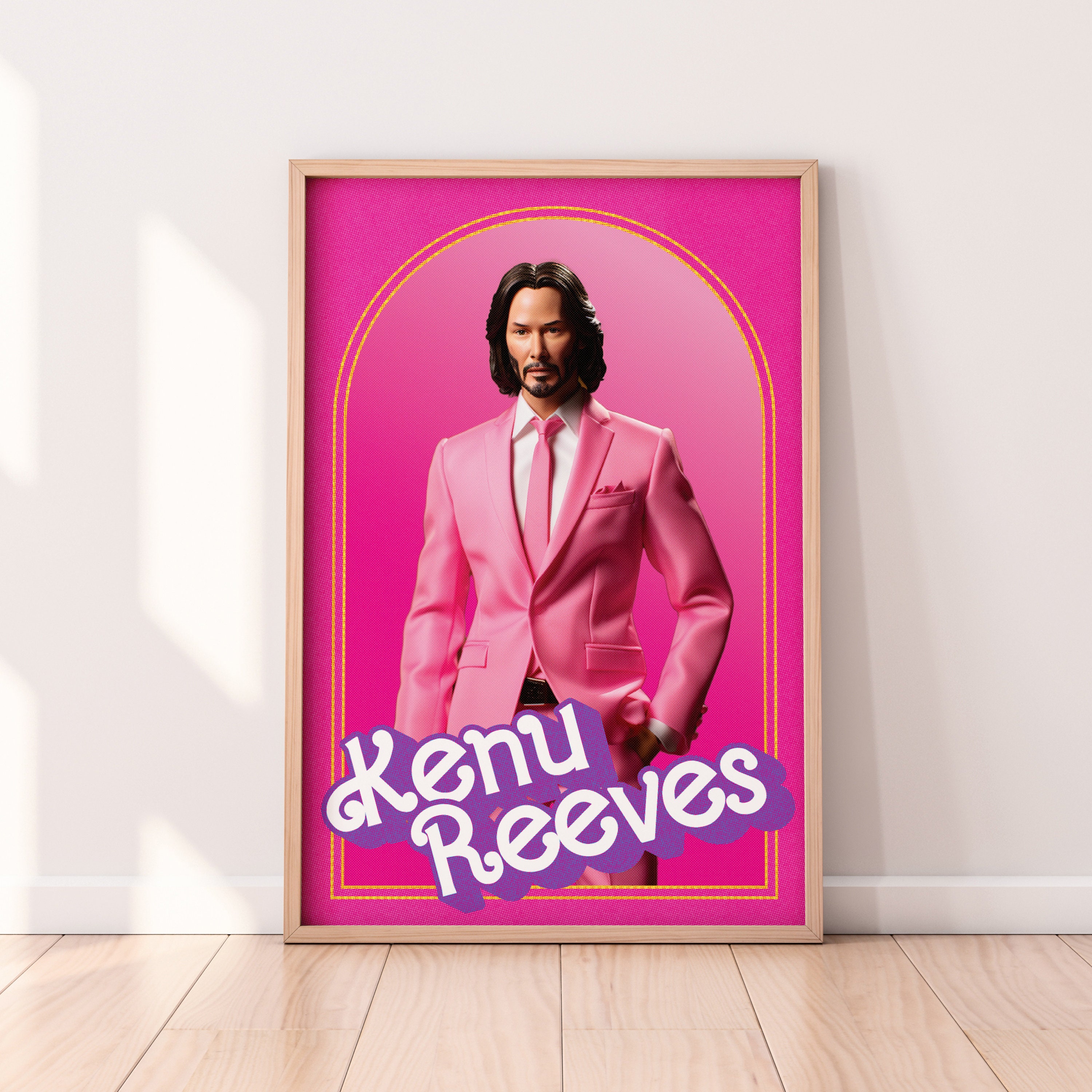 Kenu Reeves | Keanu Reeves Barbie Poster - Etsy