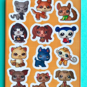 Persona LPS Sticker Sheets - Etsy