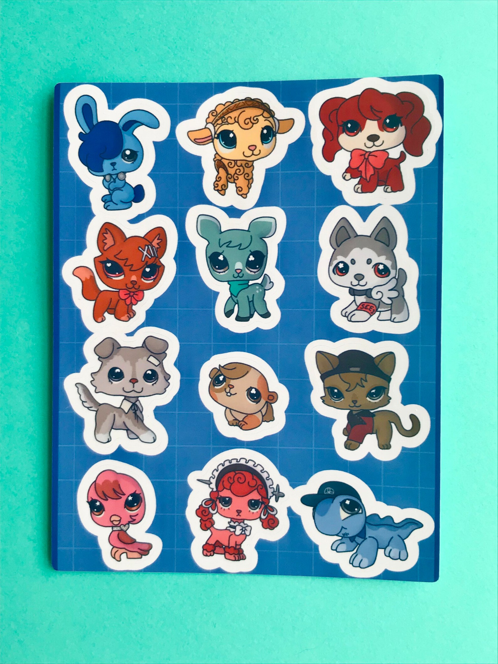 Persona LPS Sticker Sheets - Etsy