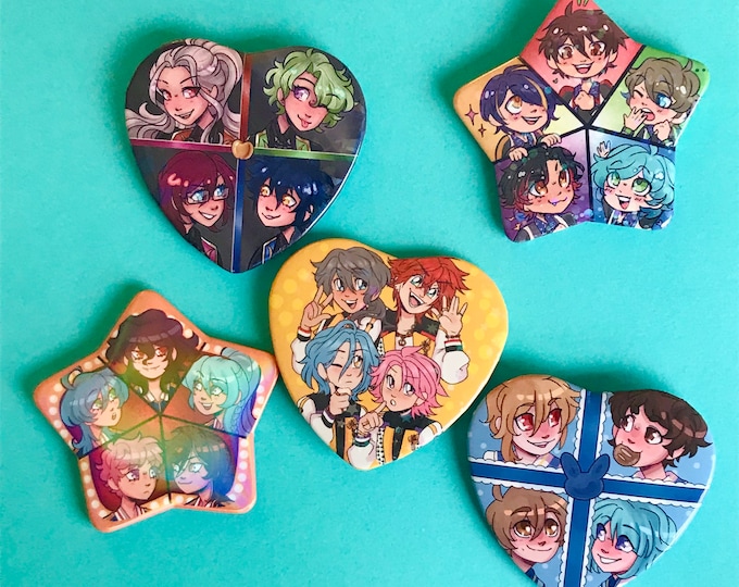 Ensemble Stars Unit Pins Ryuseitai, Eden, Rabits, Five Eccentrics ...