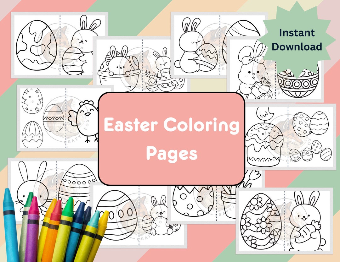 Beginner Easter Coloring Sheets, Coloring Page, Easy Coloring Pages ...