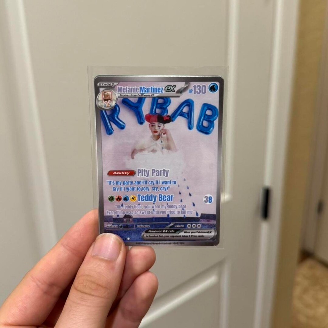 Melanie Martinez Crybaby Pokémon Cardfan Made - Etsy