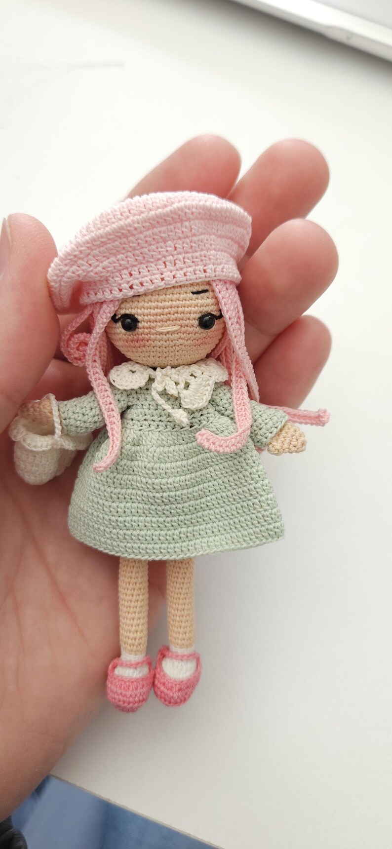 Miniature Amigurumi Doll Pattern: Adeline, 9cm (digital Pattern) - Etsy