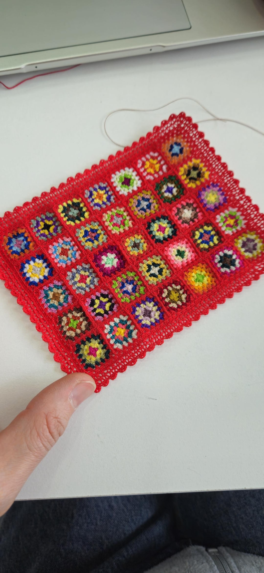 Handmade Micro Crochet Blanket, Dollhouse Miniature - Etsy