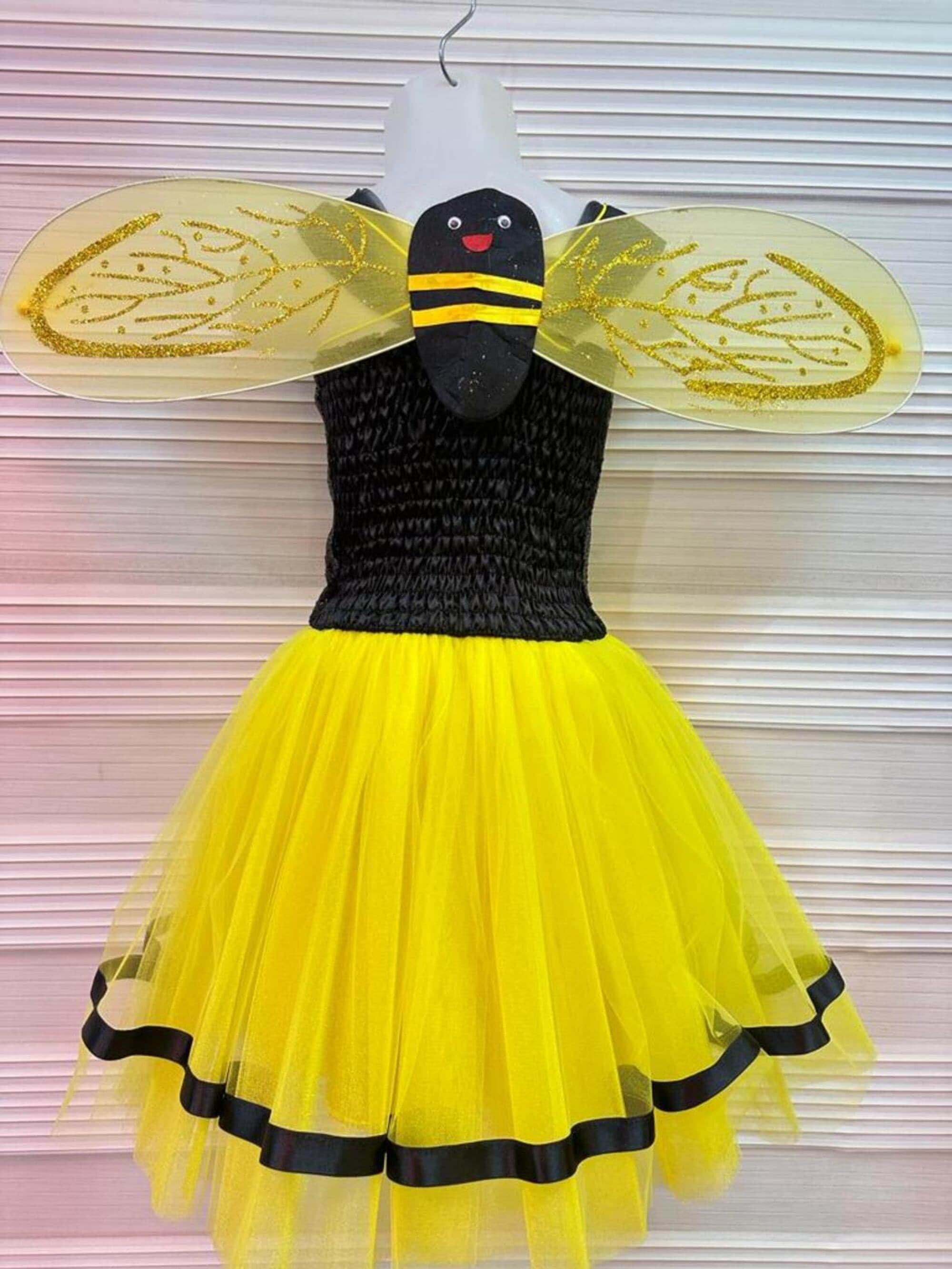 Bee Halloween Costume, Bee Outfit Birthday Dress for Girls,tutu Dress ...