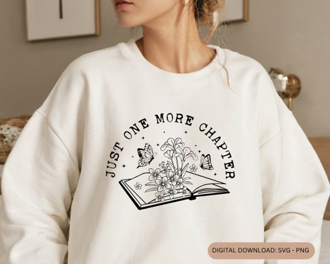 One More Chapter Svg Reading SVG Files for Cricut Digital Download ...