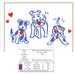 TBBC Inspired Pen Pal Puppies Embroidery Design Valentines Day - Etsy