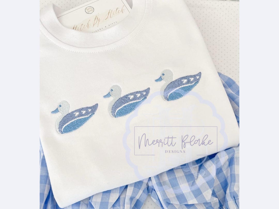 TBBC Inspired Mallard Duck Mini Embroidery Design - Etsy