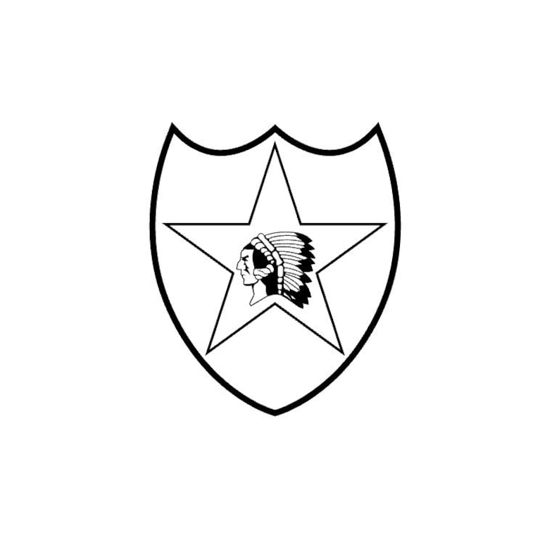 Army Unit Decal - 2nd Infantry Army Vinyl Decal, Weather Resistant ...