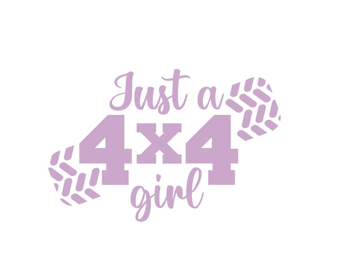 4x4 Off-road Girl Vinyl Decal Weather Resistant, Perfect for Tumblers ...