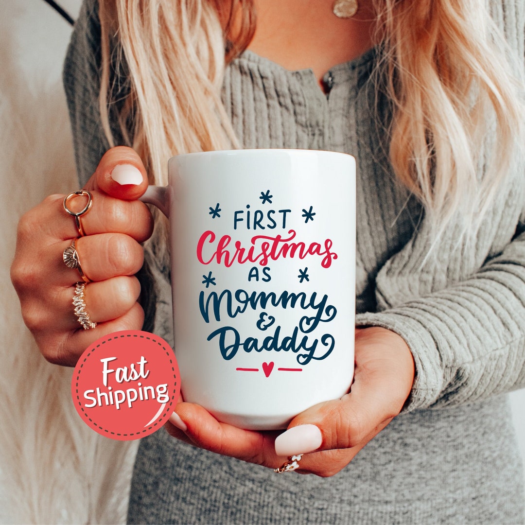 First Parents Mug Christmas Mug First Mommy and Daddy Mug - Etsy
