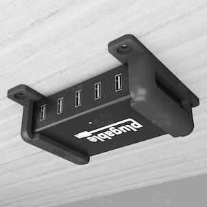 Plugable USB-C5TX 5 Port Hub Under Desk Mount - Etsy