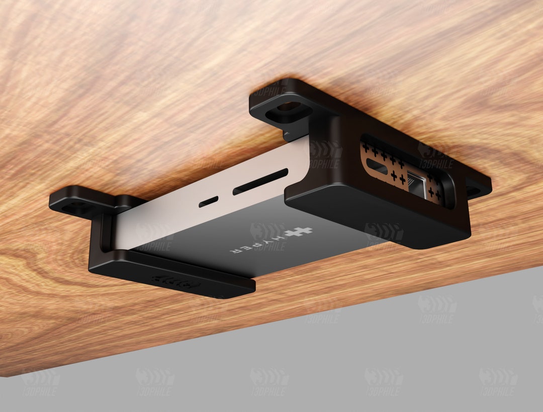 Hyper Hyperdrive Dual 4K HDMI 10 in 1 Under-desk Dock Mount Hyper ...