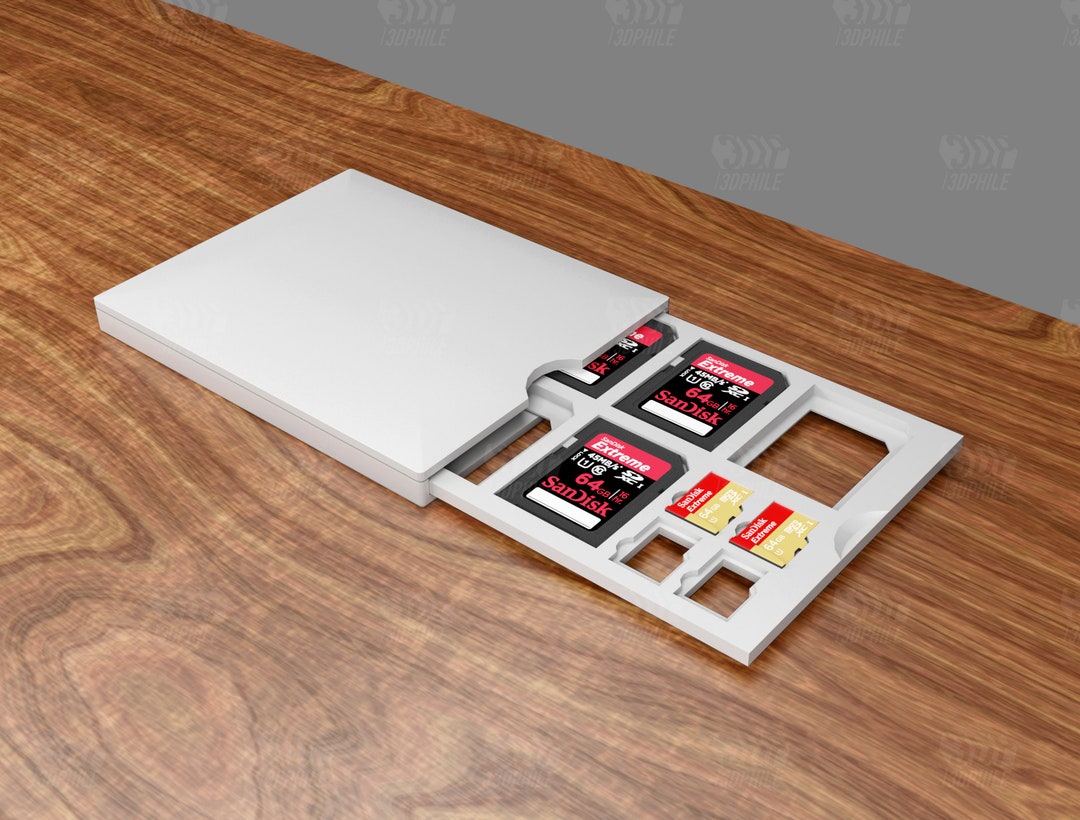 SD and Micro SD Case Tray Holder - Etsy