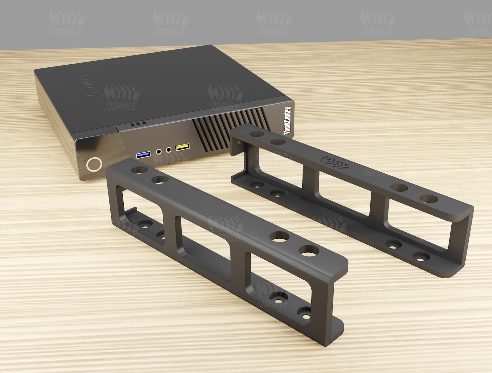 Lenovo Thinkcentre M Series Tiny Mini PC Under-desk Mounting Brackets ...