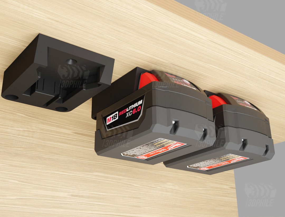Milwaukee Tools Battery Wall Surface Mount - Etsy
