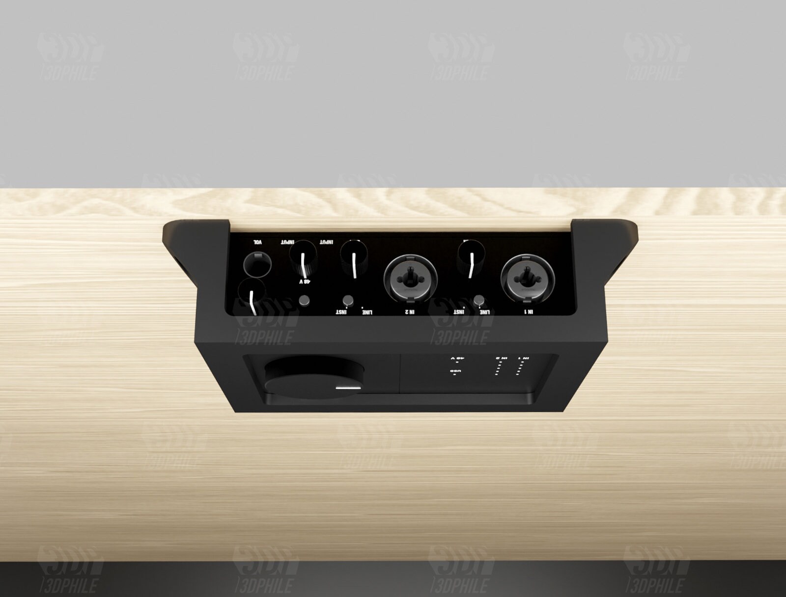 Native Instruments NI Komplete Audio 2 and Komplete Audio 1 Under-desk ...