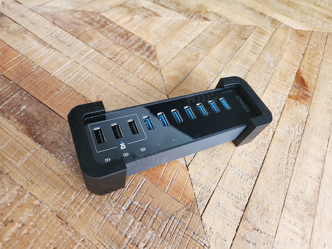 Anker 7-port and 10-port USB 3.0 Hub Under Desk Mount - Etsy