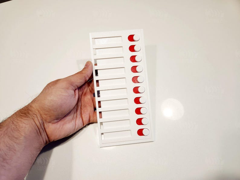 Toggle Slider Checklist Custom Check Box List Tracker Planner - Etsy
