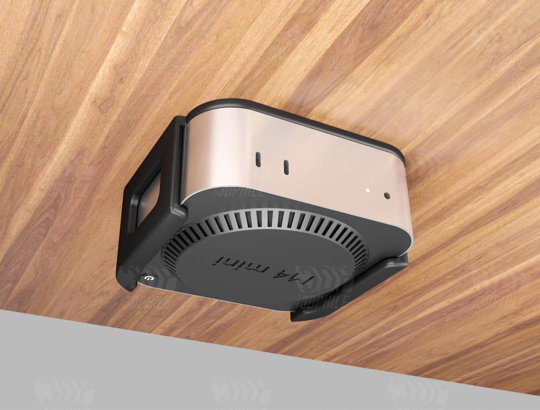 Apple Mac Mini M4 (2024) Mount Mac Mini Under-desk Wall Mount - Etsy