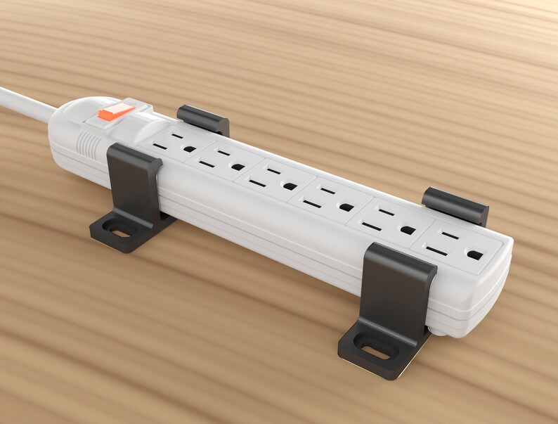 Power Strip Under-desk Wall Mounting Bracket - Etsy